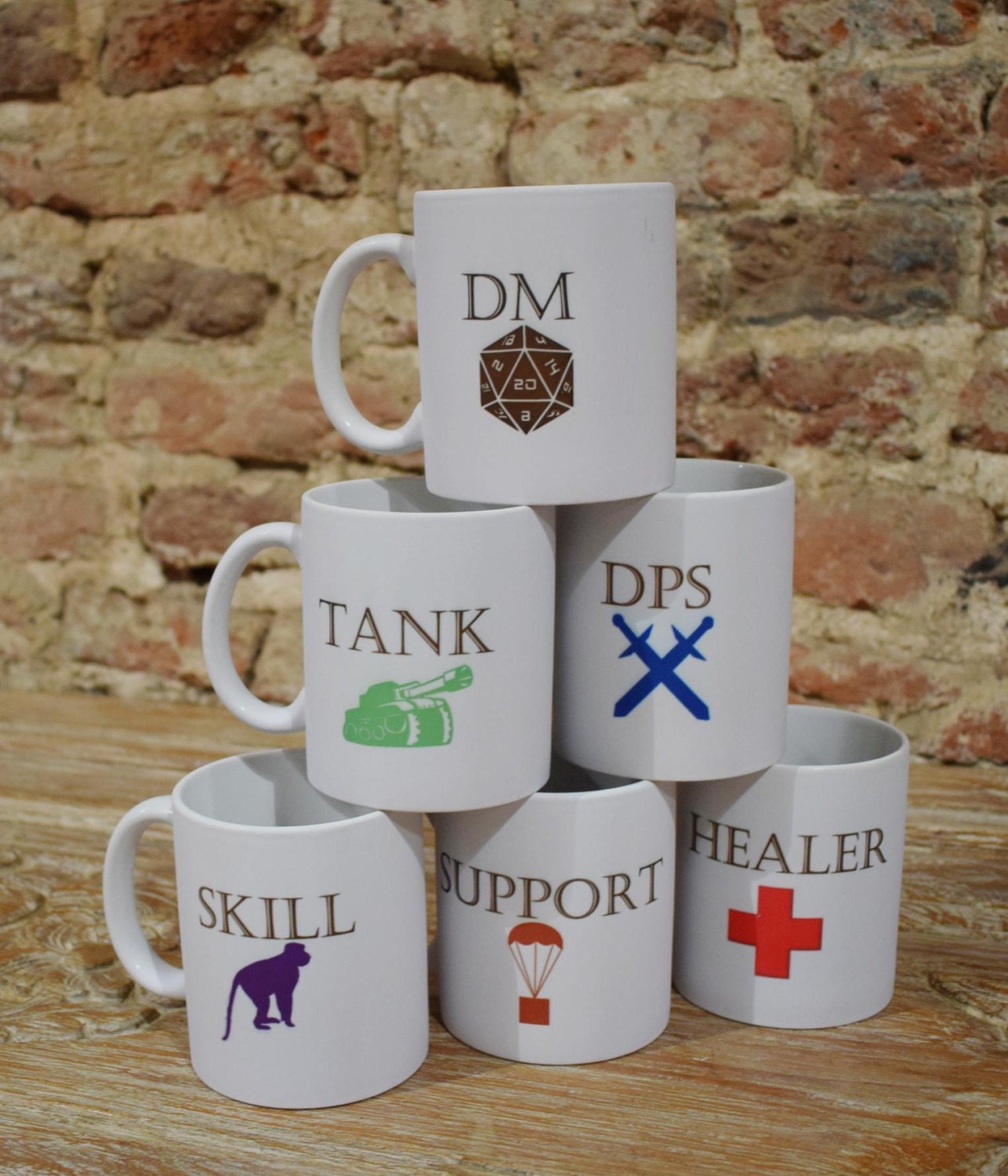 RPG Coffee Mug Pathfinder Mug Dungeons and Dragons Mug by CritIt