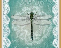 Unique lace dragonfly related items | Etsy