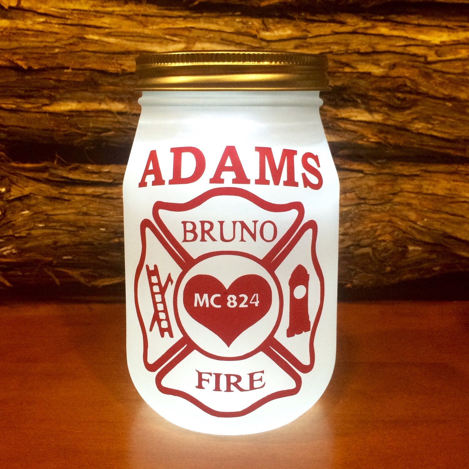 Firefighter Gift Firefighter LED light Custom Firefighter
