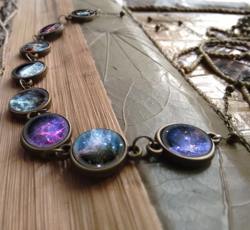 Galaxy bracelet galaxy jewelry nebula bracelet stars