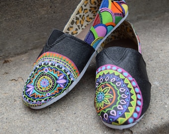 Mandala shoes | Etsy