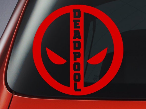 Items similar to Deadpool Logo - Car Window Decal, Vinyl Decal, Bumper ...