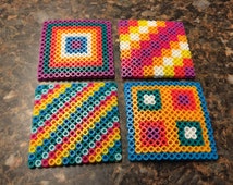 Popular items for perler bead coaster on Etsy