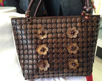 Coconut shell bag | Etsy