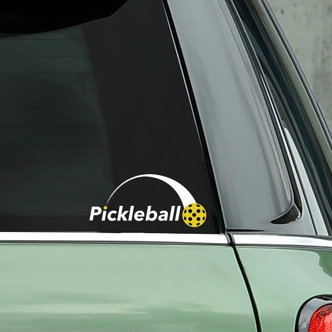 Pickleball Decal Pickleball Gift Vinyl Sticker Bumper