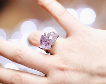 Kyanite Ring Raw Kyanite Ring Kyanite Copper by TheOrnateFox