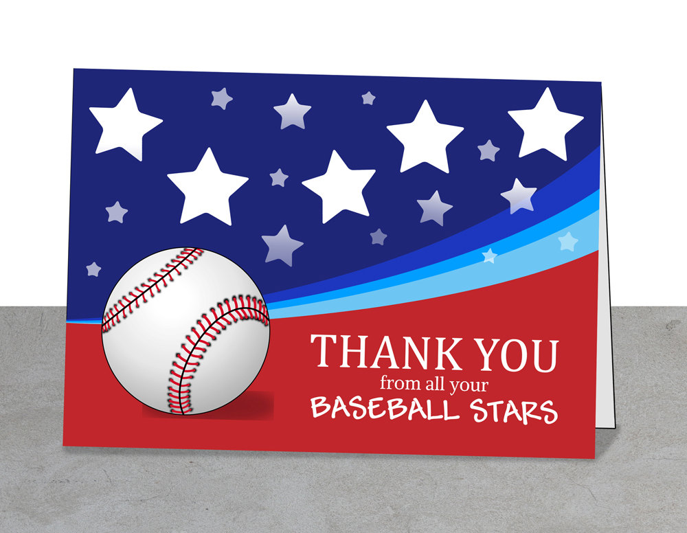 Thank You Baseball Baseball Coach Baseball Team by BlueOwlPrints