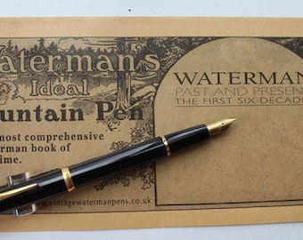 Jif Waterman fountain pen vintage advertising 1926 poster