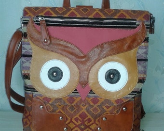 Owl backpack | Etsy