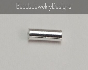 Unique silver tube beads related items | Etsy