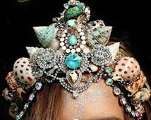 Unique mermaid crowns related items | Etsy