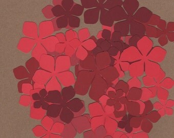 Paper cut flowers | Etsy