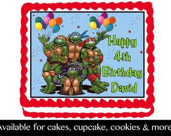 Ninja turtle cookies | Etsy