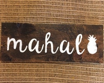 Unique hawaiian signs related items | Etsy