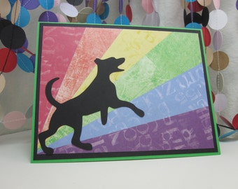 Rainbow bridge card | Etsy