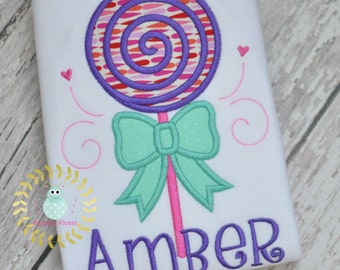 Lollipop embroidery | Etsy