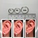 Men's hoop earrings blanc infinity hoop earrings extra