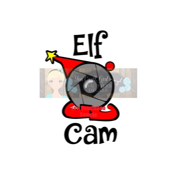 Elf Cam Christmas Svg Dxf Png Pdf Commercial Use Svg Elf