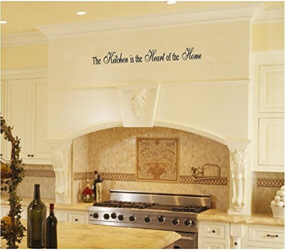 Kitchen Vinyl Wall Art Sign Decals The Kitchen is the by Katazoom