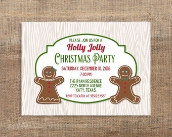 Gingerbread invite | Etsy