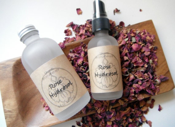 Rose Hydrosol / Rosewater Rose Distillate / by ShantiAromatherapy