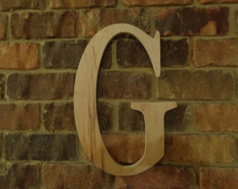Wooden letter g | Etsy