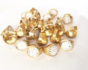 Rhinestone clock | Etsy