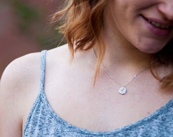 Bird nest necklace Rustic Robins Nest necklace freshwater