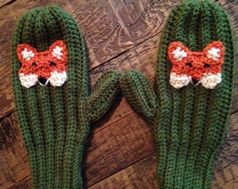 Animal mittens | Etsy