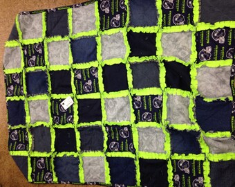 Unique seahawks quilt related items | Etsy