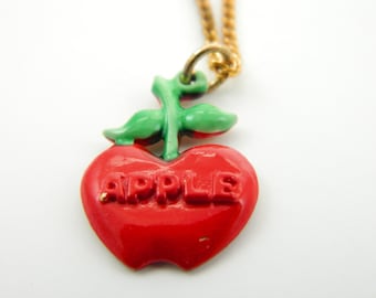 Apple pendant | Etsy