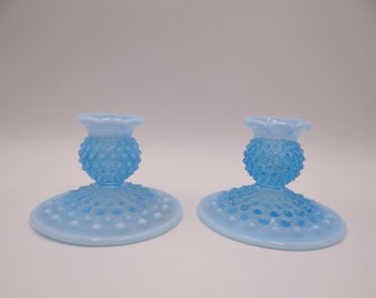 Fenton candlesticks | Etsy