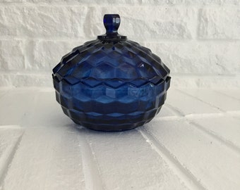 Small glass basket | Etsy