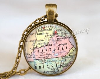 Kentucky necklace | Etsy
