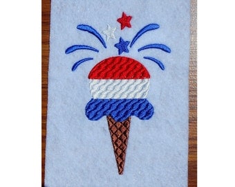 Ice Cream Cone Monogram Frame Waffle Cone by AdelaidesCorner