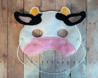 Cow mask | Etsy