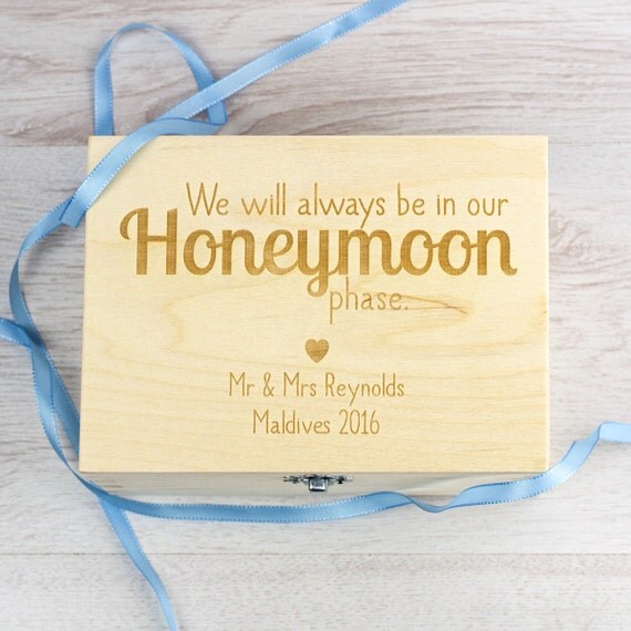 Honeymoon Keepsake Box Honeymoon Phase Personalised