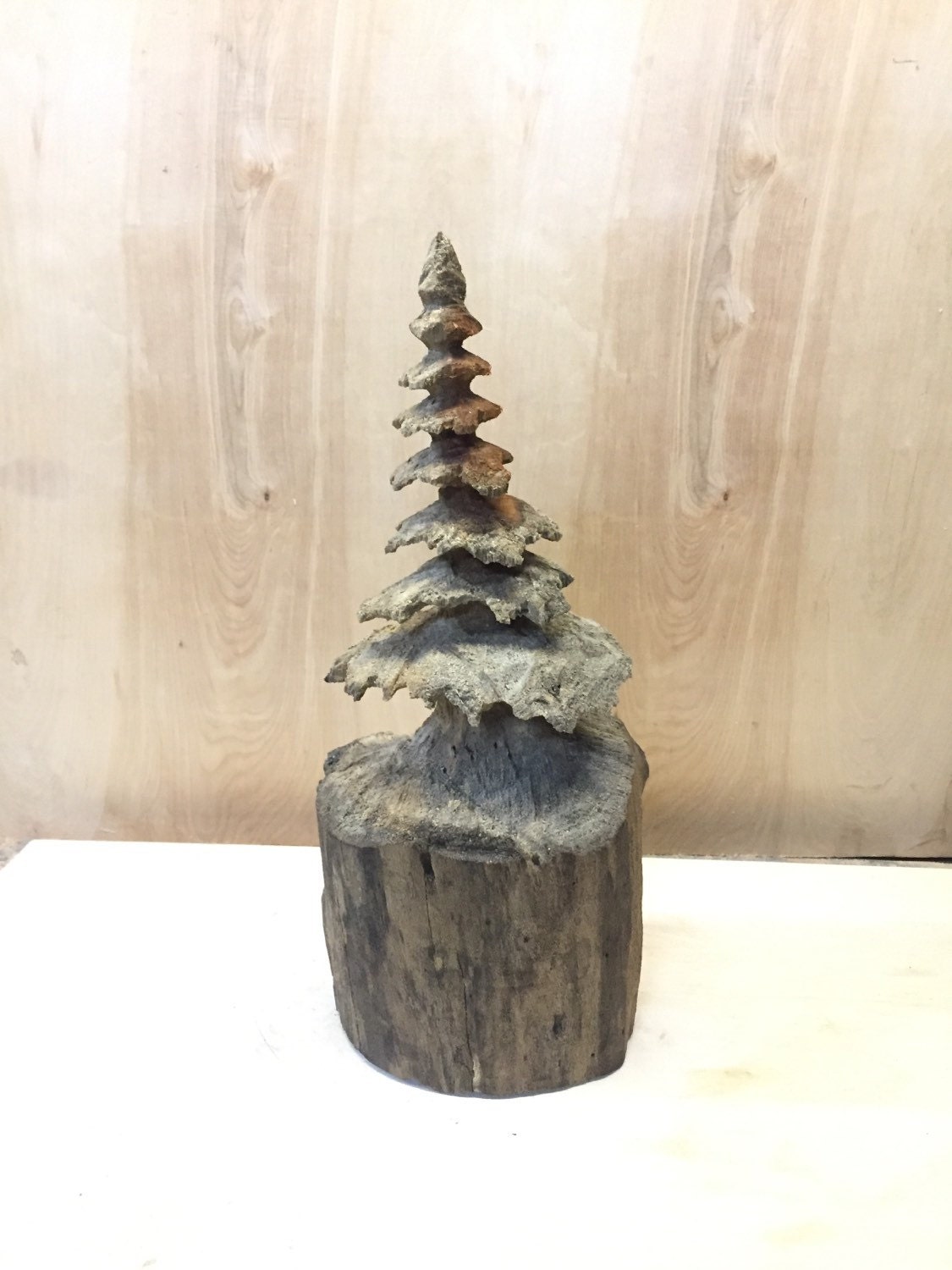 Wood Gift, Wood Carving, Wood Sculpture, Hand Carved Tree, Chainsaw ...