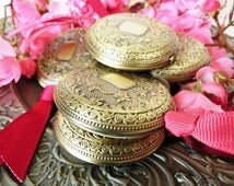 Unique solid perfume locket related items | Etsy