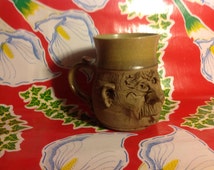 Unique pottery face mug related items | Etsy
