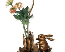 Unique rabbit vase related items | Etsy
