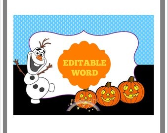 Olaf thank you | Etsy