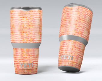 Unique striped yeti decal related items | Etsy