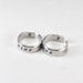 Twins Ring Set Personalized Twin Sisters Match Pair Rings