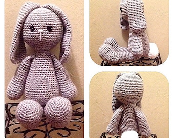 Download PDF crochet pattern 09 Snow Bunny