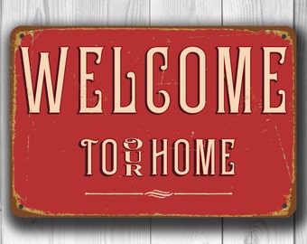 Outdoor welcome sign | Etsy