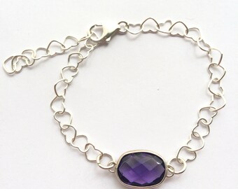 Blue crystal chain | Etsy