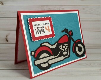 Motorcycle card | Etsy