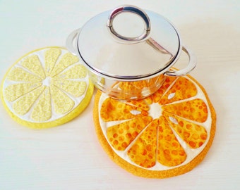 Lemon applique | Etsy