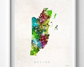 Belize poster | Etsy